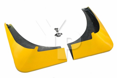 2005 Altec C6 Corvette Millennium Yellow Painted Rear Splash Guards Mud ...