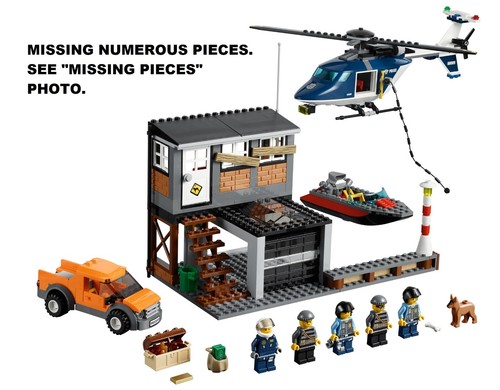 LEGO 60009 Helicopter Arrest Boat Chopper Police Burglar NEAR MINT | eBay