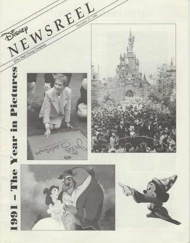 Disney Newsreel - Walt Disney Co - December 27, 1991 - The Year in ...