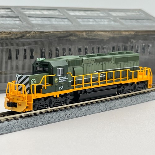 Kato N Scale British Columbia SD40-2 Snoot Nose Diesel Locomotive BCR ...