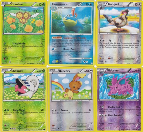 POKEMON REVERSE FOIL 6 CARD LOT FREE SHIPPING | eBay