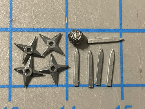 NECA TMNT Mirage figure fodder Weapons LOT Foot Ninja Soldier Stars ...