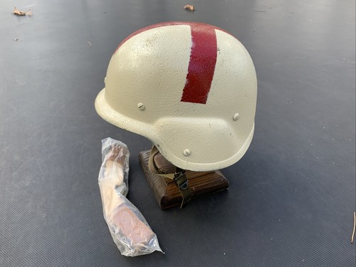 FIRST GULF WAR 1991 PASGT HELMET ORIGINAL MEDICVAC HELMET DESERT STORM ...