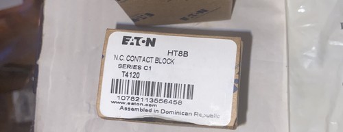 Eaton CONTACT BLOCK HT8B SER. B1 NEW HT8B | eBay
