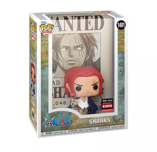 ONE PIECE Shanks Wanted Poster C2E2 FUNKO POP VINYL SHARED STICKER | eBay