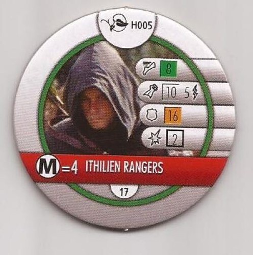 HEROCLIX Lord of the Rings H005 ITHILIEN RANGERS Token Base Set | eBay
