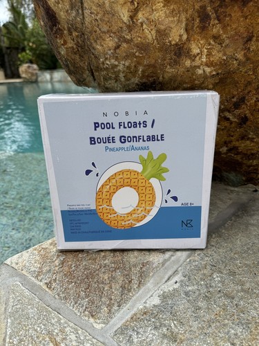 NOBIA Pineapple Ring Pool Float Nordstrom ~70"X47" New Sealed | eBay