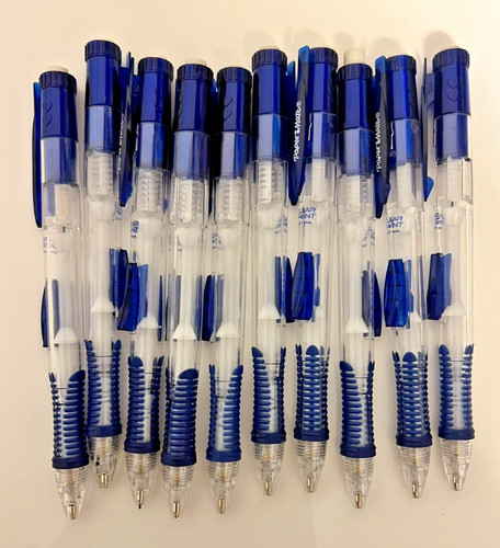 Paper Mate Blue Clearpoint Mechanical Pencils 0.7mm, HB #2 Pencil Set ...
