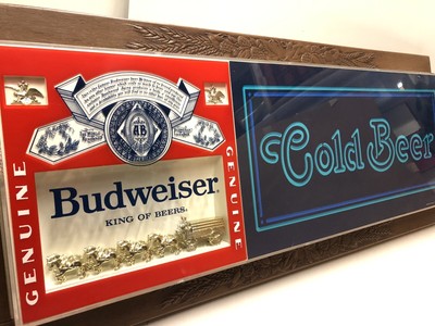 Budweiser Cold Beer Sign for sale | eBay