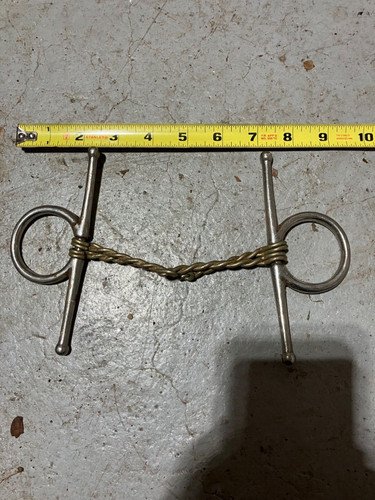 Full Cheek Snaffle Double Twisted Wire horse bit | eBay