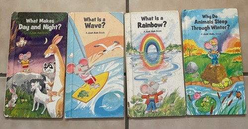 Lot of 4 Vintage ‘A Just Ask Book' Weekly Reader 1980's Why What ...