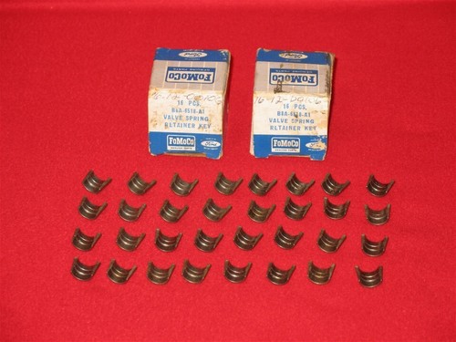 NOS 1958 59 60 61 62 FORD VALVE SPRING RETAINER KEYS 32 B8A-6518-A1 w ...