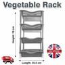 Plastic Stacking Storage Basket Stackers Rack Stand Kitchen Vegetable ...