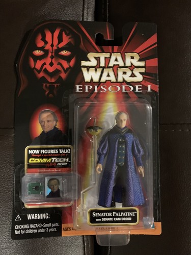 Star Wars Episode 1 Senator Palpatine With Senate Cam Droid Action ...