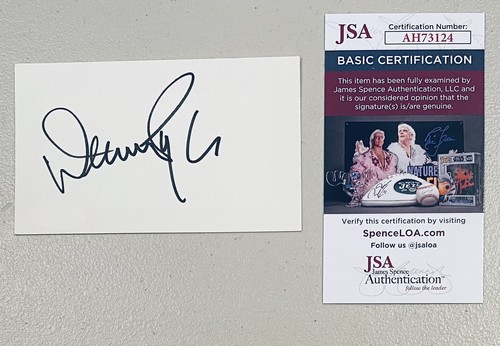 Denver Pyle Signed Autographed 3x5 Card JSA Certified Dukes Of Hazzard ...