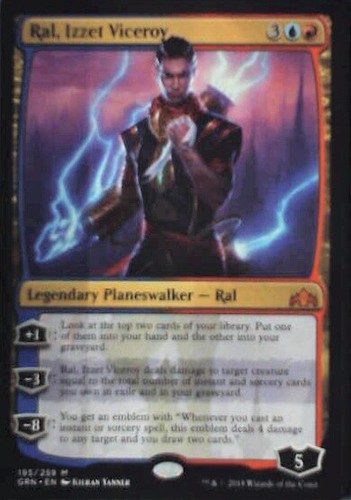 Ral, Izzet Viceroy - Guilds of Ravnica: #195, Magic: The Gathering Nm ...