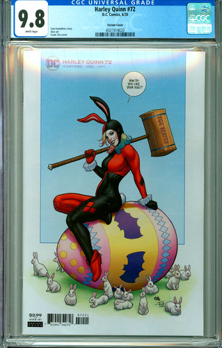 HARLEY QUINN #72 CGC 9.8 WP Frank Cho VARIANT COVER Modern Age DC ...