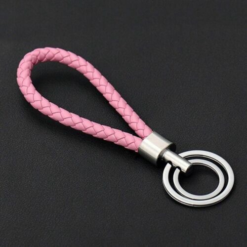 Two Circle Leather Rope 10 Key ring Keyring Key Rings Key chain High ...
