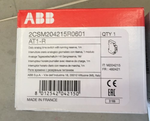 ABB Timer AT1-R 2CSM204215R0601 | eBay
