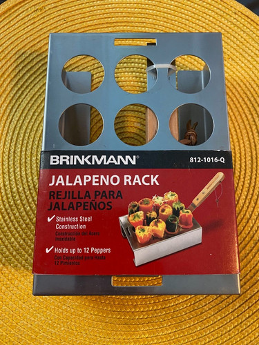 Brinkmann Jalapeno Rack Stainless Steel Holds 12 Peppers | eBay