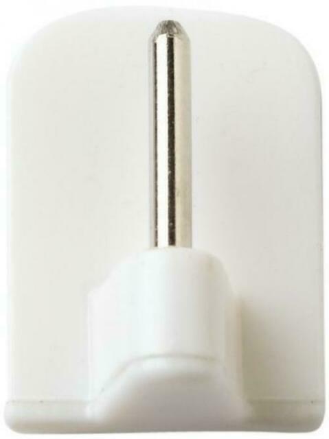 White Merriway Self Adhesive Wire End Hooks Upvc Windows Net Curtains ...