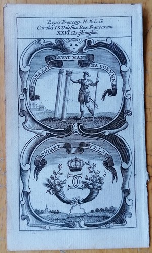 Horn of Plenty Regnum Francorum - Typotius Emblemata Original Print ...