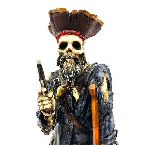 Skeleton The Pirate Captain John Silver Figurine | Summit Skeleton ...