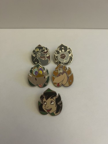 Disney 5 Pins Hidden Mickey Baloo Bagheera Mowgli Louie Kaa Jungle Book ...
