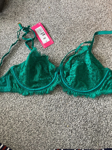 M&S "MARKS & SPENCER" GREEN UNDERWIRED BRA SIZE 28E BNWT | eBay