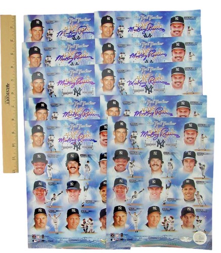Lot of 10 Mickey Rivers New York Yankess Signed Yankees Magic 8x10 ...