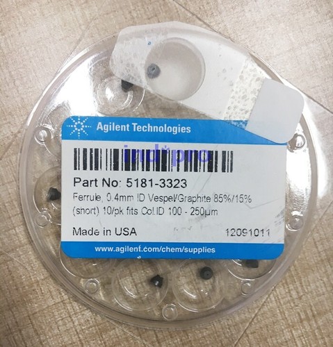 10pcs Agilent 5181-3323 Gas phase graphite pad Ferrule 0.4mm VG 0.1-0. ...