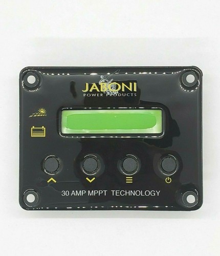 JABONI SOLAR PANEL 30A CHARGE CONTROLLER REMOTE DISPLAY *D9 | eBay