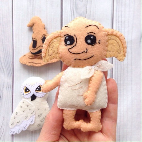 Harry Potter Dobby Felt Toy Doll Figure for Crib Mobile Nursery Decor ...