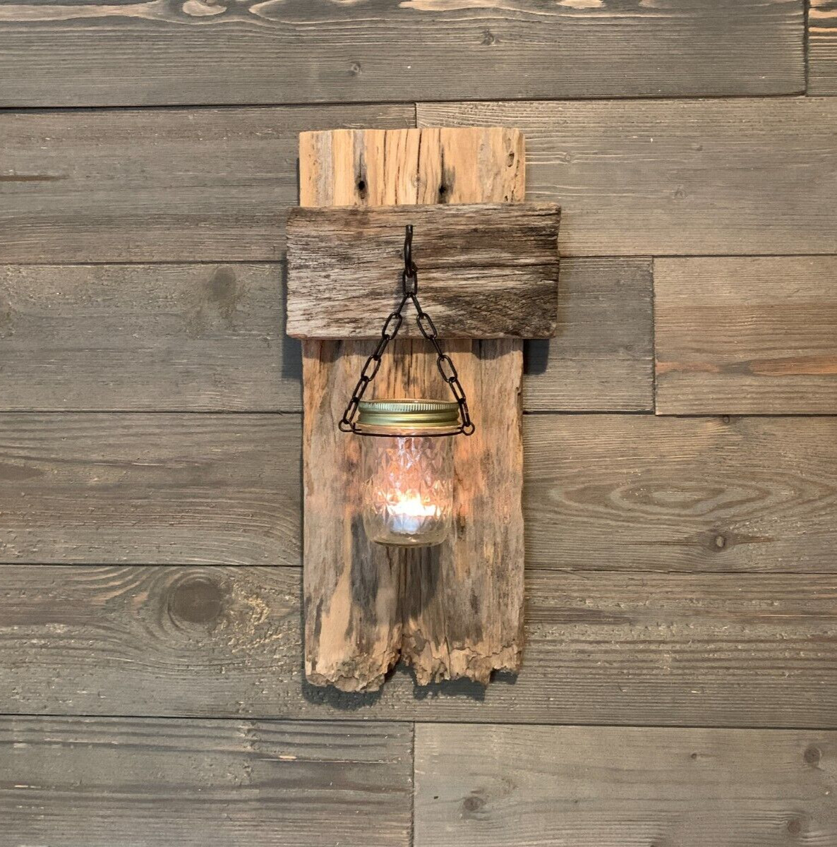 Rustic Primitive Lighting Sconces Wooden Rustic/Primitive Wall Sconce