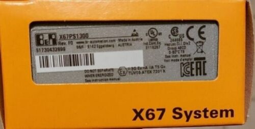 X67PS1300 New B&R X67PS1300 X67 System Power Supply Module 24V DC to ...