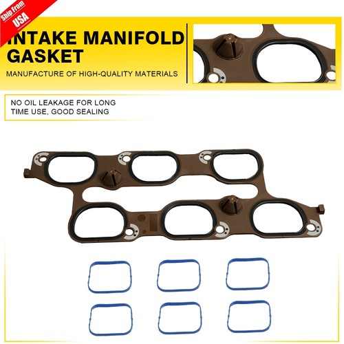 Cylinder Intake Manifold Upper Lower Gasket Set for Buick for Chevy ...