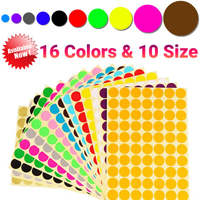 Coloured Dot Stickers for sale | eBay UK