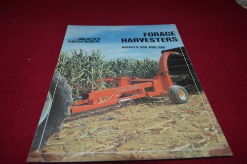 New Idea 660 680 Forage Harvester Dealer's Brochure YABE20 | eBay