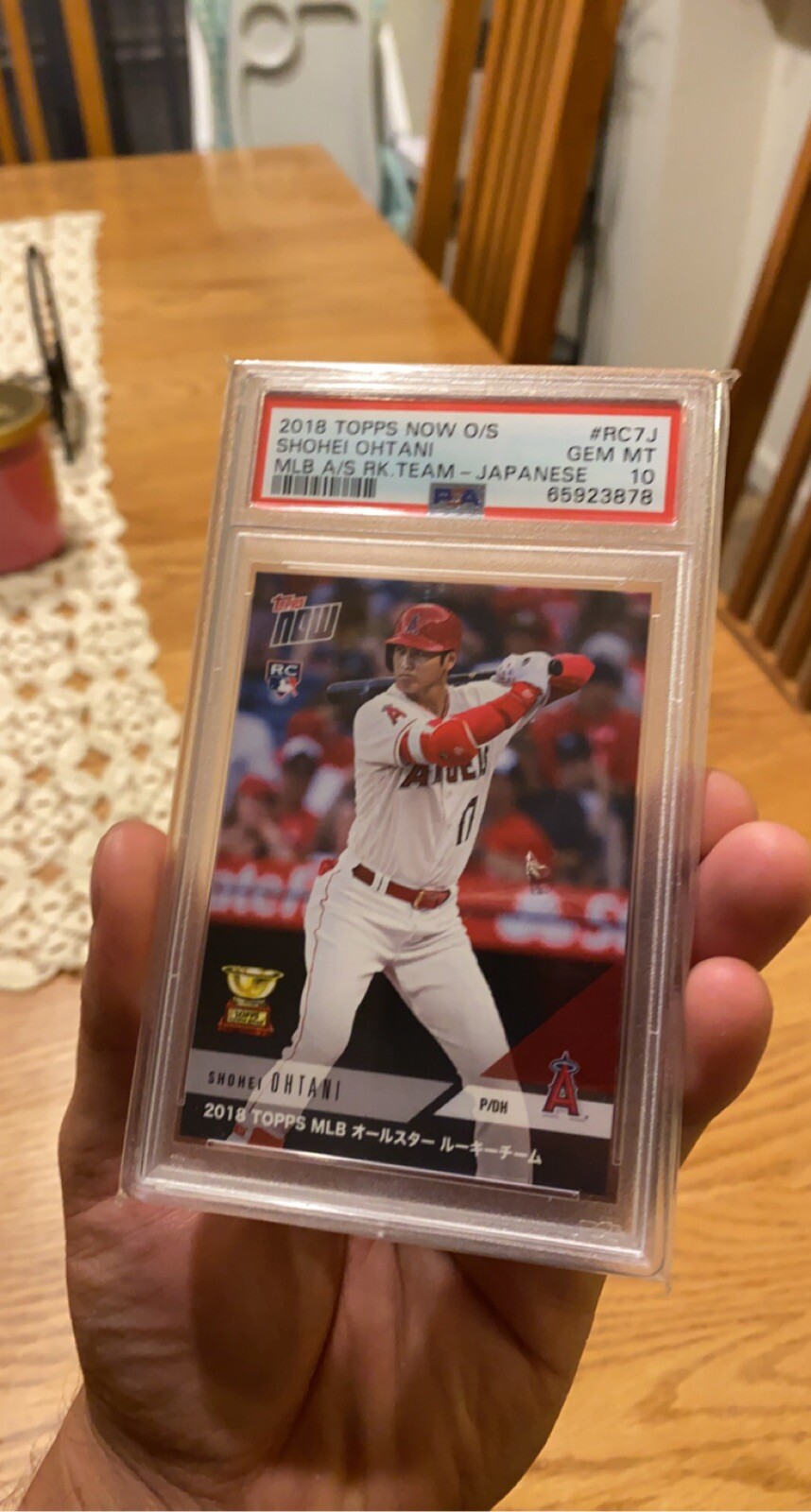 Shohei Ohtani 2018 Topps Now #RC7J Rookie Cup - Japanese Kanji Edition ...