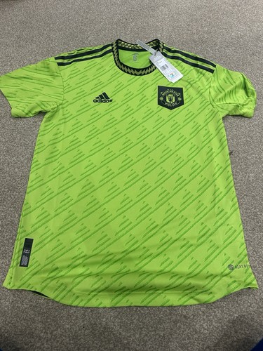 MANCHESTER UNITED PLAYER ISSUE ADIDAS AWAY SHIRT 2022/23 SIZE 6 BRAND ...