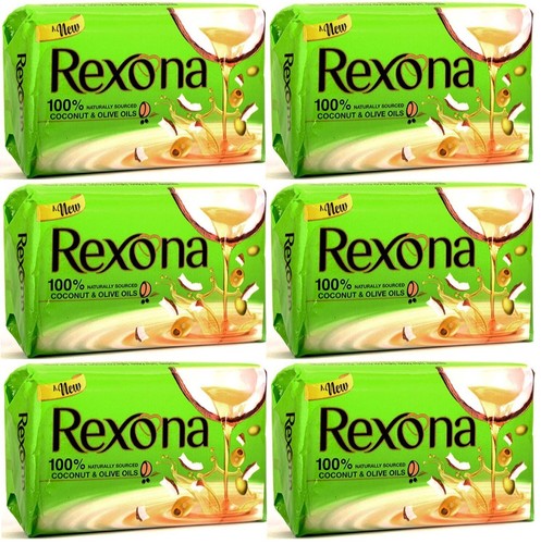 Rexona Soap - Made from Coconut & Olive Oils Multiple Packs Bulk ...