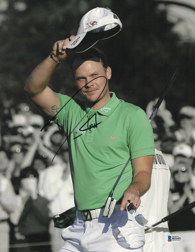 DANNY WILLETT AUTOGRAPHED SIGNED PGA 11X14 PHOTO GOLF MASTERS BECKETT ...