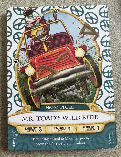 SORCERERS OF THE MAGIC KINGDOM MR.TOAD'S WILD RIDE RETIRED HERO SPELL ...