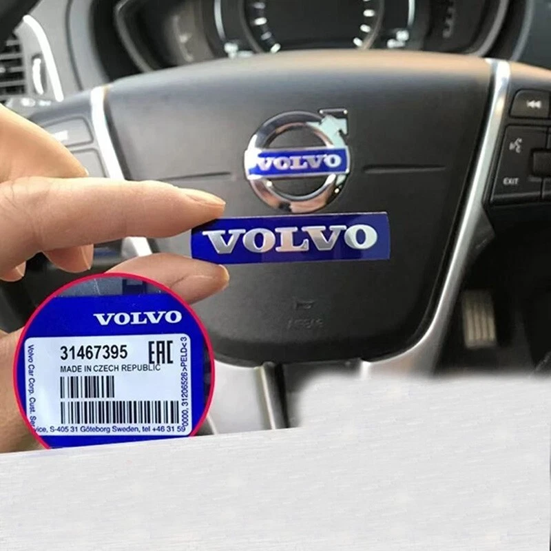 Volvo V40 Letter Emblem Car Sticker For Volvo XC60 XC90 S90 XC40 S60 ...