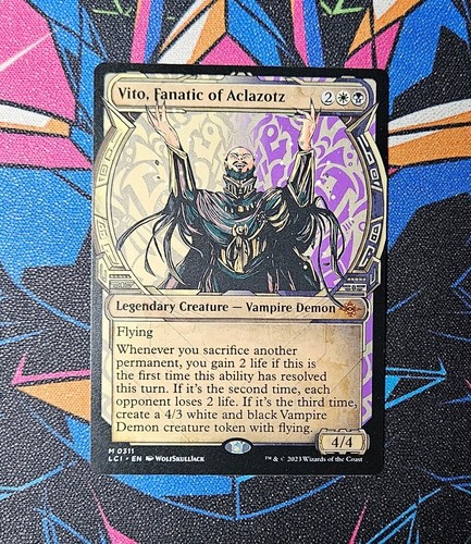 Vito, Fanatic of Aclazotz NM Showcase MTG Lost Caverns Of Ixalan ...