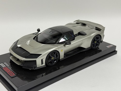 1/18 MR Collection Ferrari F80 Liquid Aluminum color on Carbon Base ...