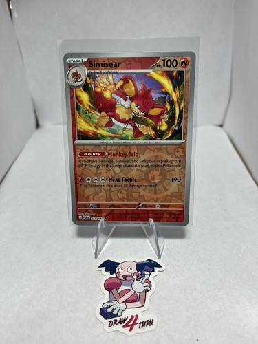 Simisear - 021/182 Paradox Rift Reverse Holo Pokemon - NM/MINT | eBay