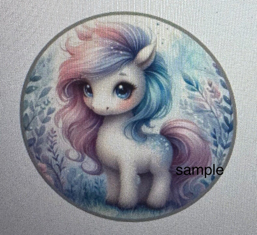 30 CUTE LITTLE PONY ENVELOPE LABELS STICKERS SEALS PARTY FAVORS HORSE ...