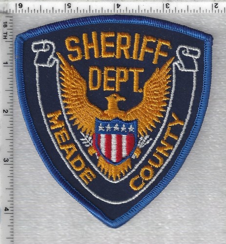 Meade County Sheriff Department (Kansas) 1st Issue Shoulder Patch | eBay