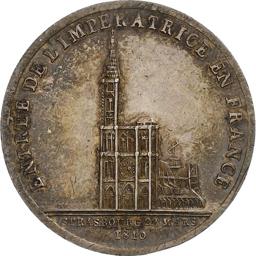 [#1505686] France, Token, Napoleon I, Entry of the Empress Marie-Louise ...
